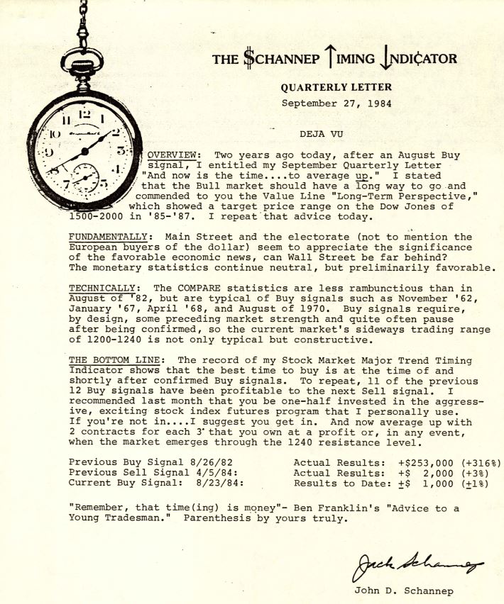 Deja Vu - The Dow Theory