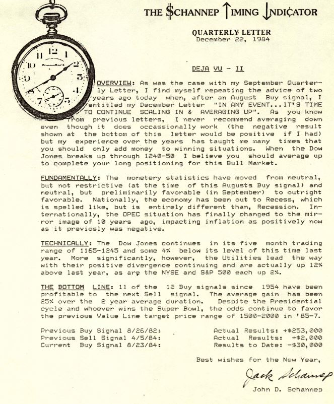 Deja Vu- II - The Dow Theory
