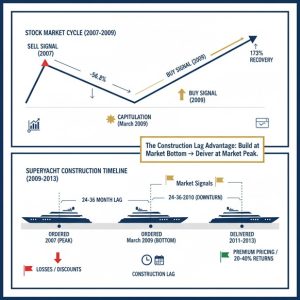 Strategic Market Timing for Luxury Superyacht Construction - The Dow Theory
